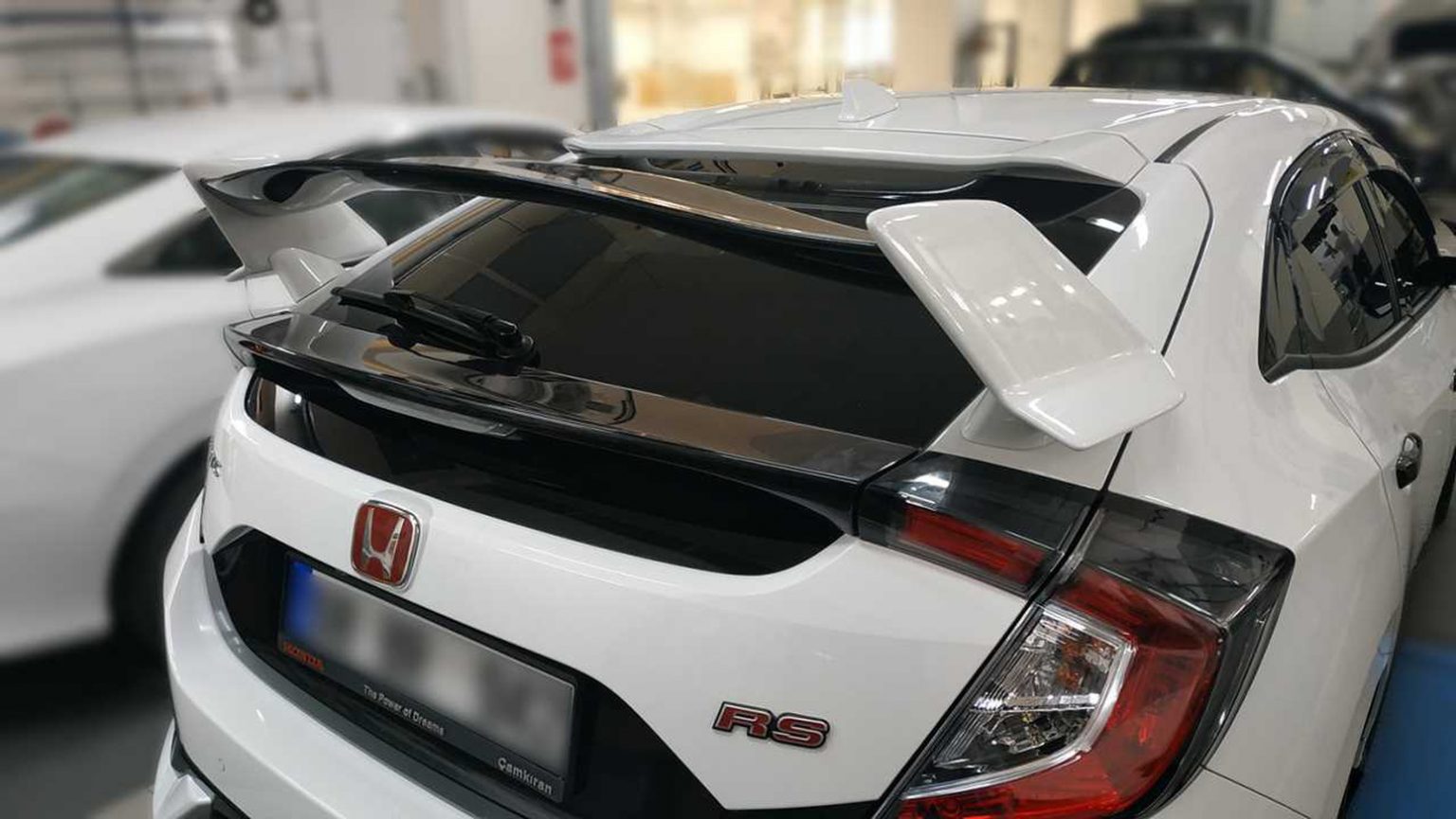 HONDA CIVIC FK7 TYPE-R SPOILER (BOYASIZ) (PLASTİK) | On Tuning